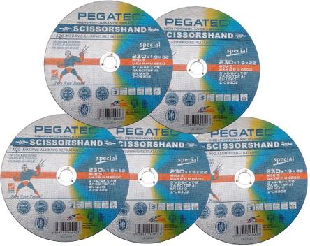 DISCO SCISSORSHAND 5PÇS - 9'' - 230x1.9x22,23MM MULT PEGATEC ...