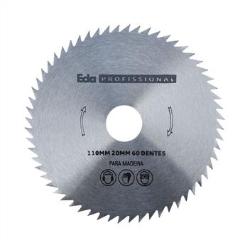 Disco Serra Circular P/ Madeira 110 Mm 60 Dentes - EDA - Disco de Serra ...