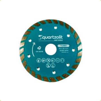 Disco Turbo Diamantado Quartzolit 110x20mm - Disco de Corte - Magazine ...