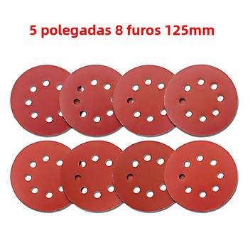 Discos de Lixar de 5 Polegadas (8 Furos) - Grãos 40 a 2000 - Para ...