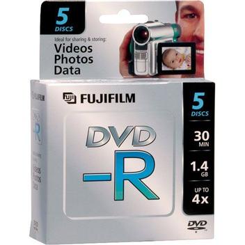 Discos DVD-R Fujifilm Mini para filmadoras 8cm 4x Velocidade de ...