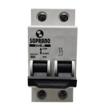 Disjuntor Bi Bipolar 2p 70a Curva C mini Din 3ka Soprano - Disjuntor Din - Magazine Luiza