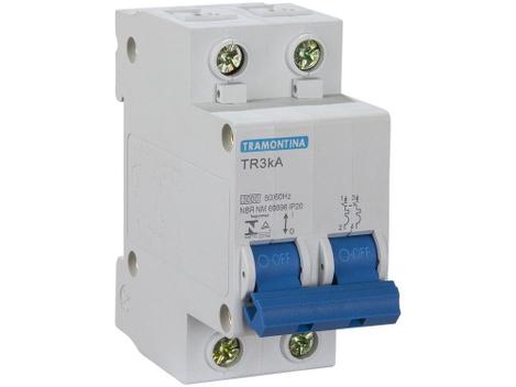 Disjuntor Din Bipolar 63A Curva C Tramontina - TR3KA 2P - Disjuntor Din - Magazine {{route ...