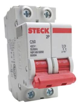 Disjuntor Din Steck 2X50A Curva C - Disjuntor Din - Magazine Luiza