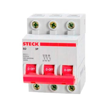 Disjuntor Série Sd3 100a 3p Curva C 10ka Steck Gelo 100a - Disjuntor Din - Magazine Luiza