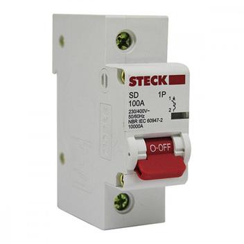 Disjuntor Steck Din Unipolar 100A Sd61 C10Ka - Disjuntor Din - Magazine ...
