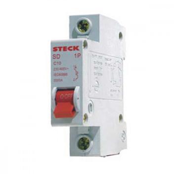 Disjuntor Steck Din Unipolar 50A Sd61 3Ka - Disjuntor Din - Magazine Luiza