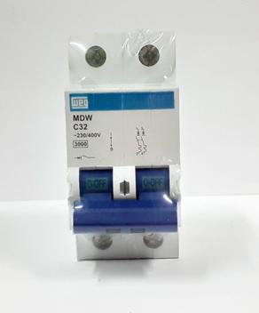 Disjuntor Weg Bipolar 32a Curva C MDW-C32-2 10076439 - Disjuntor Din - Magazine Luiza