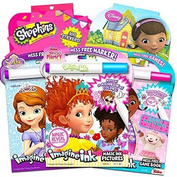 Disney Fancy Nancy Magic Ink Coloring Book Set - Bundle inclui 3 livros ...