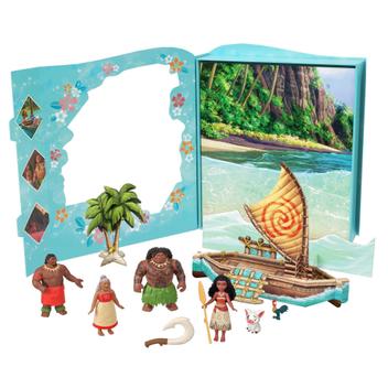 Disney Princess Toys, Moana Story Pack com 6 Key Characte - Mattel ...