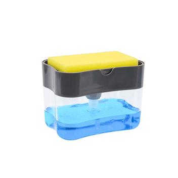 Dispenser Para Detergente Sabao 2x1 Detergente Suporte Porta Bucha ...