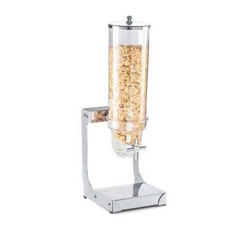 Dispenser Porta Alimentos Cereais Inox Policarbonato 3 L - Trovy ...