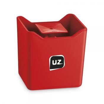 Dispenser Porta Detergente E Esponja Plastico Vermelho Preto Transparente Kit Pia Cozinha 500ml ...