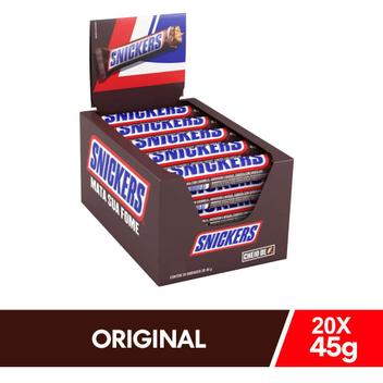 Display de Chocolate Snickers Original 20x45g - Snickers - Chocolate ...