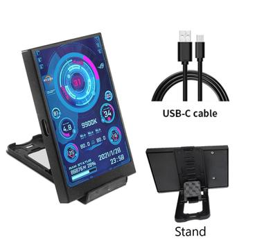 Display IPS 3,5 Polegadas Monitor de Dados USB-C PC Gamer - Turzx ...