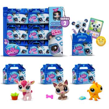 Display Surpresa Littlest Pet Shop com 18 Animais de Estimação LPS Gen ...