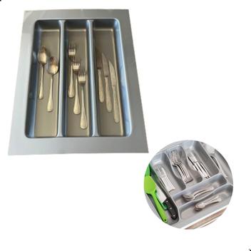 Divisor De Talher Og-47 Cinza Metalico 375 X 472mm Moldplast/porta Talher/organizador De Talher ...