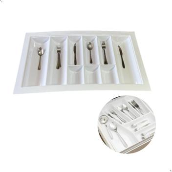 Divisor De Talher Og-81 Branco 835 X 495mm Moldplast/porta Talher/organizador De Talher - Mold ...