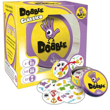 Dobble Clássico Board Game Galápagos Encontre Iguais 5 em 1 Jogo de ...