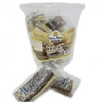 Doce Beijo Com Chocolate Com 21 unidades - Ouro de Minas - Doces e ...