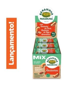 Doce De Banana 20Un X 18G Mix Castanhas Bananinha Paraibuna - Doce de ...