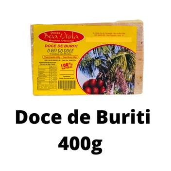 Doce De Buriti 400g - 100% Natural - 10 Uni - !! - Artesanal - Doces e ...