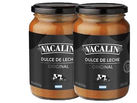 Doce de Leite Vacalin - Argentino - 2 potes 450 grs - Doce de Leite ...