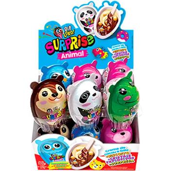 Doce Dip Loko Surprise Animal 12 unid - Danilla Foods - Pirulito ...