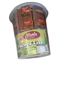 Doce Paçoca Lisa Pt C/20 unidades 1,1Kg - Wanlu - Paçoca - Magazine Luiza