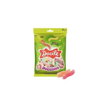 Docigoma Minhoca Azedinha Docigoma - 600G - Docile - Balas - Magazine Luiza