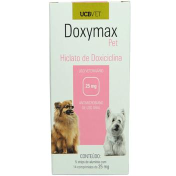 Doxymax Pet 25mg Para Cães Com 70 Comprimidos ucbvet - Antibiótico Pet ...
