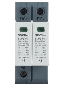 DPS Snetec Protetor De Surtos 20/40kA 1000V DC CC Painel Solar - DPS ...