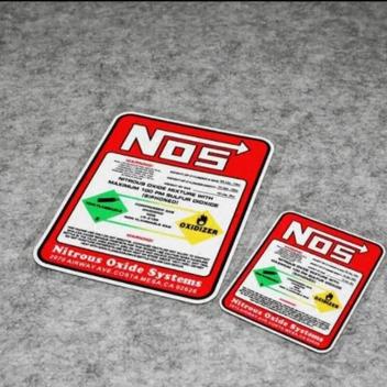 Drag Racing Car Stickers NOS Sistemas De Óxido Nitrous Tuning Racing ...