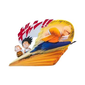 Dragon Ball Z Anime Figuras 10cm Master Roshi Goku Krillin Bonito PVC ...