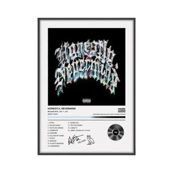 Drake All the Dogs Album Tracklist Hip Hop Rapper Scorpion Impressão Em ...