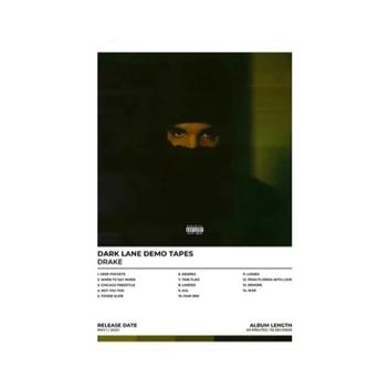 Drake All the Dogs Album Tracklist Hip Hop Rapper Scorpion Impressão Em ...