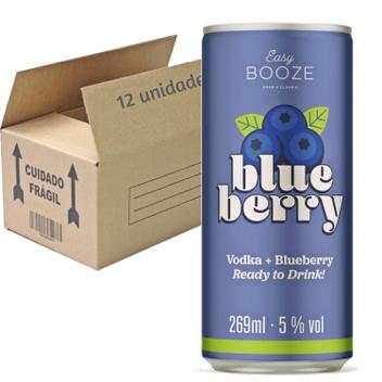 Drink Pronto Easy Booze Vodka + Blueberry 269Ml (12 Latas) - Drinks ...
