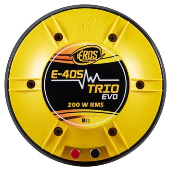 Driver Profissional Eros E405 Trio Evo 200W 8 Ohms E 405 Amarelo ...