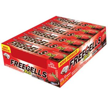 Drops Freegells 3X1 Morango Com Chocolate Caixa 12 Unidades - Balas ...