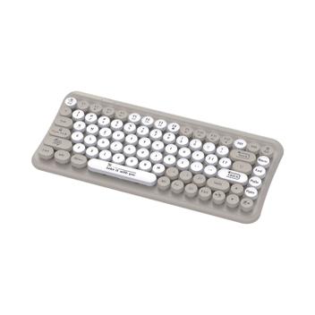 Dual Color 85 Teclas Dual Mode 2.4g Bluetooth Teclado Sem Fio Com Fio ...