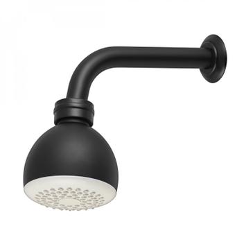 Ducha de Parede Luxo 1965 C Matt Meber Preto - Meber Metais - Ducha ...
