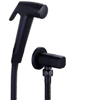 Ducha Higiênica 1/4v Registro Metal Banheiro Preta Fc-101 - VIA FLIX ...