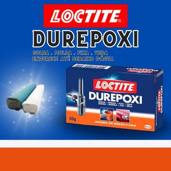 Durepox Cola Epoxi Massa Epoxi Adesivo 50g - Loctite - Adesivo Epóxi - Magazine Luiza
