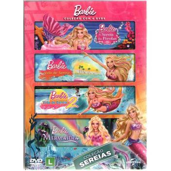 DVD - Coleção Barbie Sereias (4 DVDs) - Universal Studios - Filmes de ...