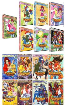 DVD Digimon Coleção com 15 DVDs - SONOPRESS RIMO - Minissérie e Séries ...