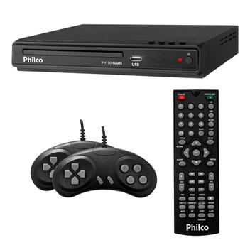 DVD Player Game com Entrada USB Frontal 2 Joystick PH150 Philco - Dvd ...