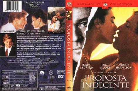 Dvd Proposta Indecente - Roberto Redford - Demi Moore - paramount ...
