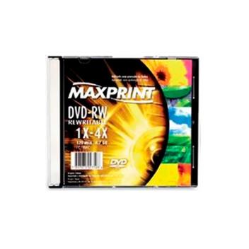 Dvd-Rw 4.7Gb 4X - Regravável - Box Slim - Unidade - Maxprint - DVD ...