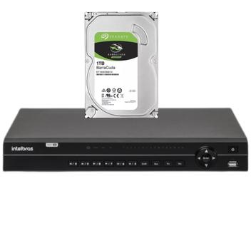 Dvr gravador INTELBRAS 32 canais Full hd + hd 1tb - Gravador de Vídeo ...