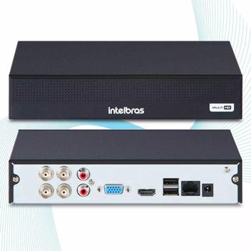 DVR Intelbras 4 Canais Multi HD Alta Resolução MHDX - Gravador de Vídeo ...